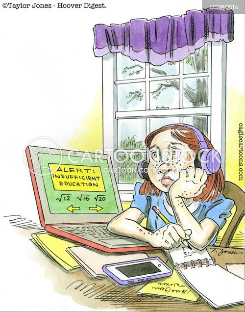Distance Learning Cartoons and Comics - funny pictures from CartoonStock