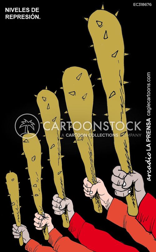 Medidas Represivas Cartoons and Comics - funny pictures from CartoonStock