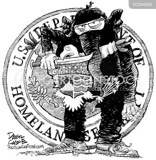 Political Security Cartoons and Comics - funny pictures from CartoonStock