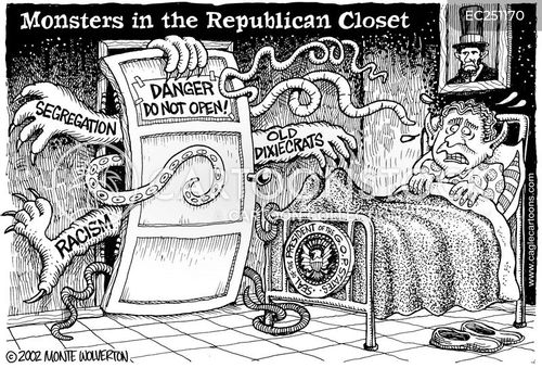 Dixiecrats Cartoons and Comics - funny pictures from CartoonStock