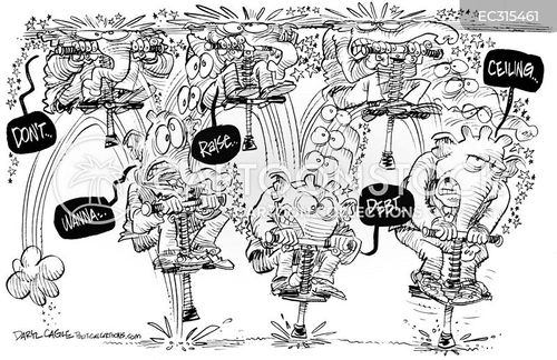 Pogo Stick Cpr Cartoons and Comics - funny pictures from CartoonStock