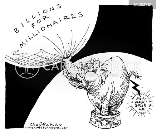 Wage Discrepancy Cartoons and Comics - funny pictures from CartoonStock