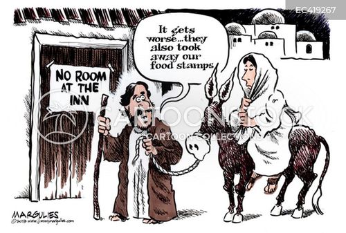 Cut Food Stamps Cartoons and Comics - funny pictures from CartoonStock