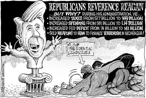Reagan Republicanism Cartoons and Comics - funny pictures from CartoonStock