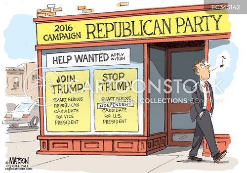 Republicans Look For Vp Or Stop Trump Candidate Cartoons and Comics ...