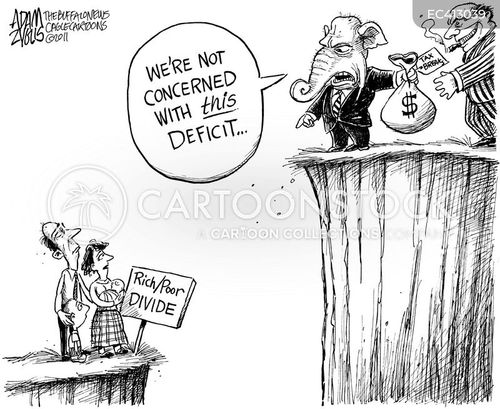 Rich And Poor Divide Cartoons and Comics - funny pictures from CartoonStock