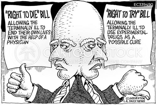 Euthanasia Laws Cartoons and Comics - funny pictures from CartoonStock
