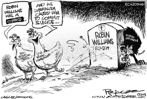 Robin Williams's Suicide Cartoons and Comics - funny pictures from ...