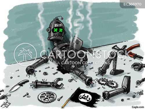 Robot Rebellion Cartoons and Comics - funny pictures from CartoonStock