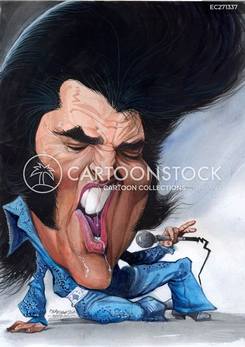Elvis Presley Cartoons and Comics - funny pictures from CartoonStock