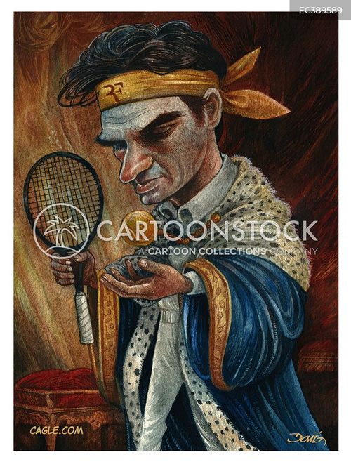 Tennis Star Cartoons and Comics - funny pictures from CartoonStock