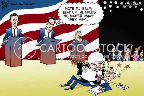 Bashing Press Cartoons and Comics - funny pictures from CartoonStock