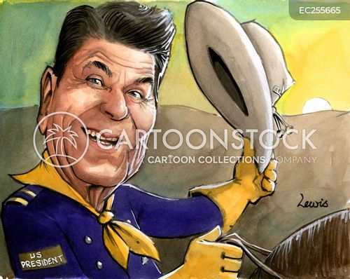 Ronald Reagan Cartoons and Comics - funny pictures from CartoonStock