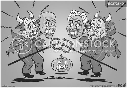 Demonization Cartoons and Comics - funny pictures from CartoonStock