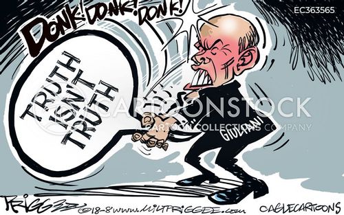 Giuliani Credibility Cartoons and Comics - funny pictures from CartoonStock