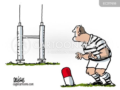 Rugby Player Cartoons and Comics - funny pictures from CartoonStock