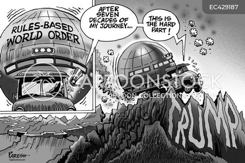 Rules Based Order Cartoons and Comics - funny pictures from CartoonStock