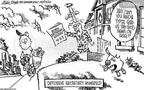 Sec Rumsfeld Cartoons and Comics - funny pictures from CartoonStock