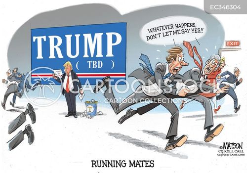 Running-mate Cartoons and Comics - funny pictures from CartoonStock