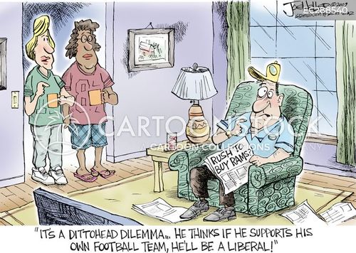 Rush Nfl Owner Cartoons and Comics - funny pictures from CartoonStock