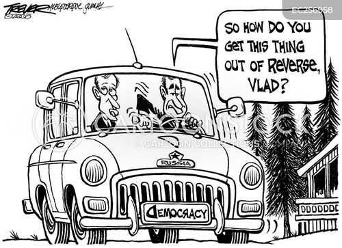 Motorcade Cartoons and Comics - funny pictures from CartoonStock