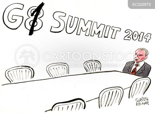 Russia Summit Cartoons and Comics - funny pictures from CartoonStock