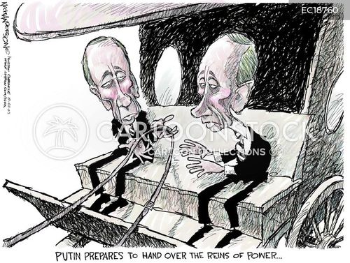 Handing Over Power Cartoons and Comics - funny pictures from CartoonStock