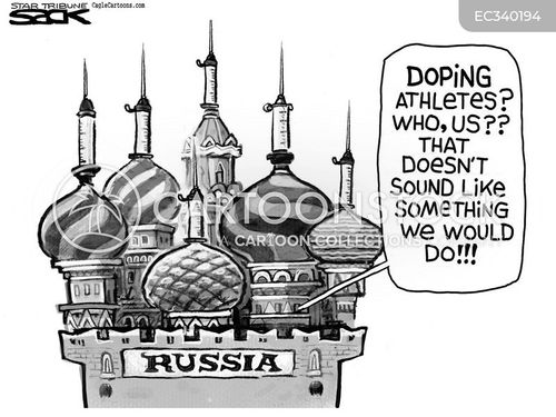 Russian Sports Cartoons and Comics - funny pictures from CartoonStock