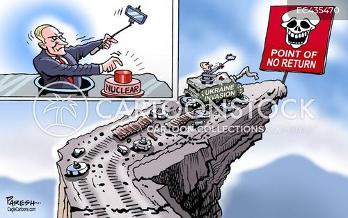 Invasion Threats Cartoons and Comics - funny pictures from CartoonStock