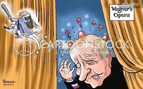 Wagner Rebellion Cartoons and Comics - funny pictures from CartoonStock