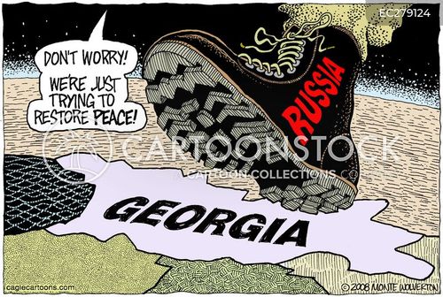 Russo-georgian War Cartoons and Comics - funny pictures from CartoonStock