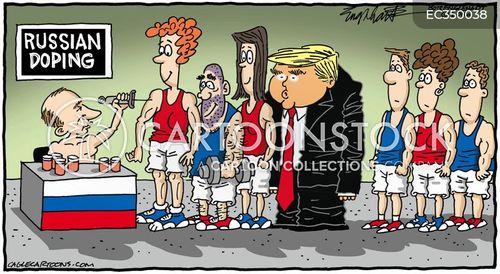 Russia Cheating Cartoons and Comics - funny pictures from CartoonStock