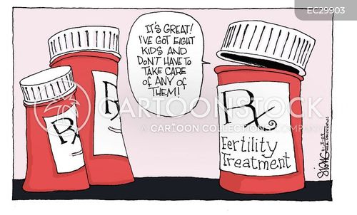 Octuplets Mom Cartoons and Comics - funny pictures from CartoonStock