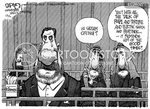 Saddam And Gomorrah Cartoons and Comics - funny pictures from CartoonStock