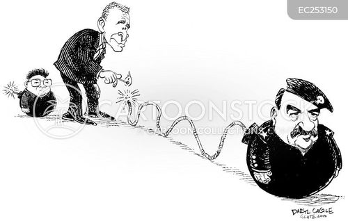 Saddam And Gomorrah Cartoons and Comics - funny pictures from CartoonStock