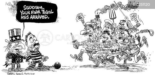 Unfair Trial Cartoons and Comics - funny pictures from CartoonStock