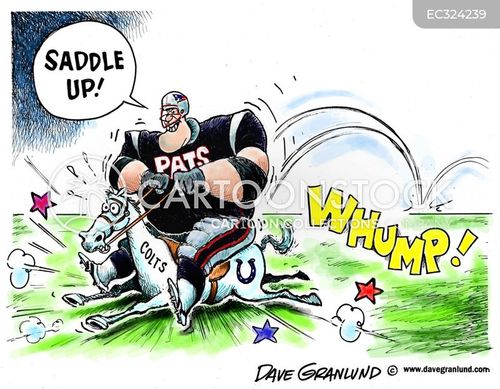 Patriots Vs Colts Cartoons and Comics - funny pictures from CartoonStock
