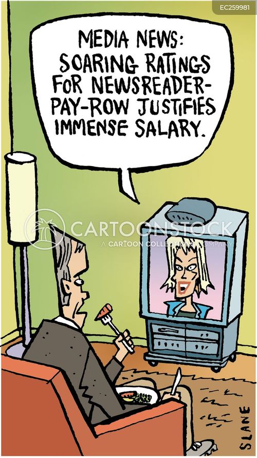 Tv News Cartoons and Comics - funny pictures from CartoonStock