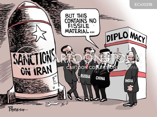 Missile Sanctions Cartoons and Comics - funny pictures from CartoonStock
