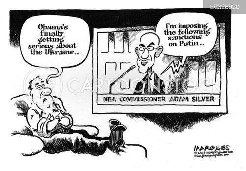Nba Sanctions Cartoons and Comics - funny pictures from CartoonStock