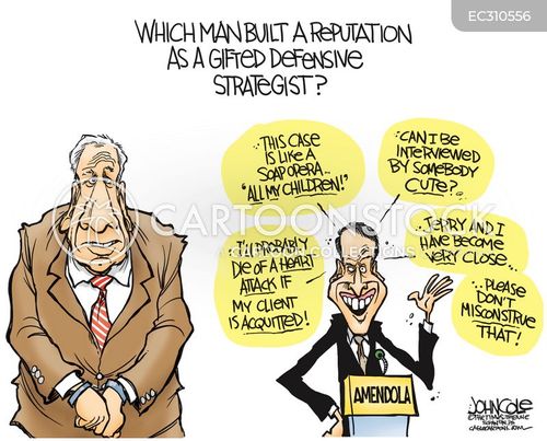 Trial Strategy Cartoons and Comics - funny pictures from CartoonStock