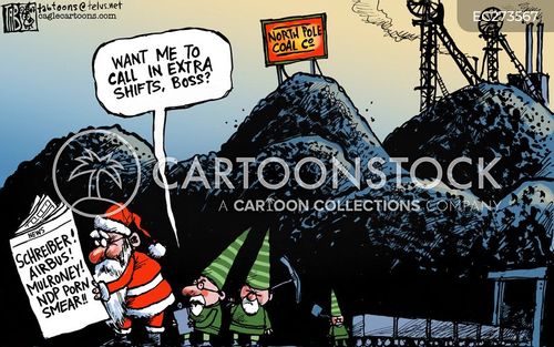 Santa's Coal Chute Cartoons and Comics - funny pictures from CartoonStock