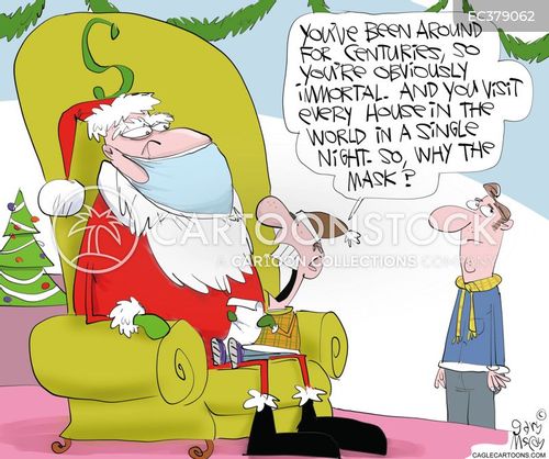 Praying Santa Cartoons and Comics - funny pictures from CartoonStock