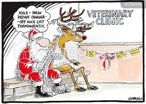 Reindeer Vet Cartoons and Comics - funny pictures from CartoonStock