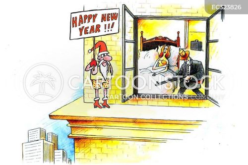 Santa Cartoons and Comics - funny pictures from CartoonStock