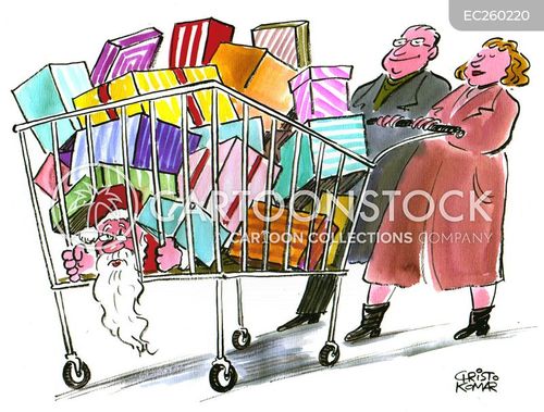 Passed Out Santa Cartoons and Comics - funny pictures from CartoonStock