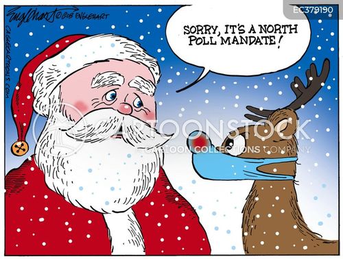 Santa And Rudolph Cartoons and Comics - funny pictures from CartoonStock