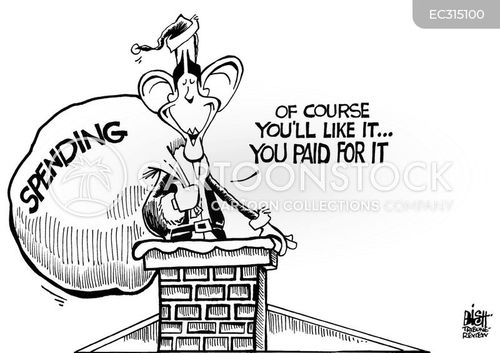 Presidente Santa Cartoons and Comics - funny pictures from CartoonStock