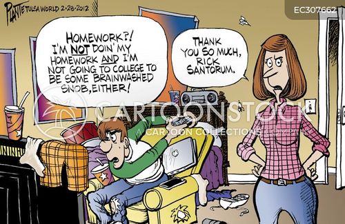 Academic Workload Cartoons and Comics - funny pictures from CartoonStock