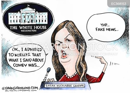 Sarah H Sanders Cartoons and Comics - funny pictures from CartoonStock
